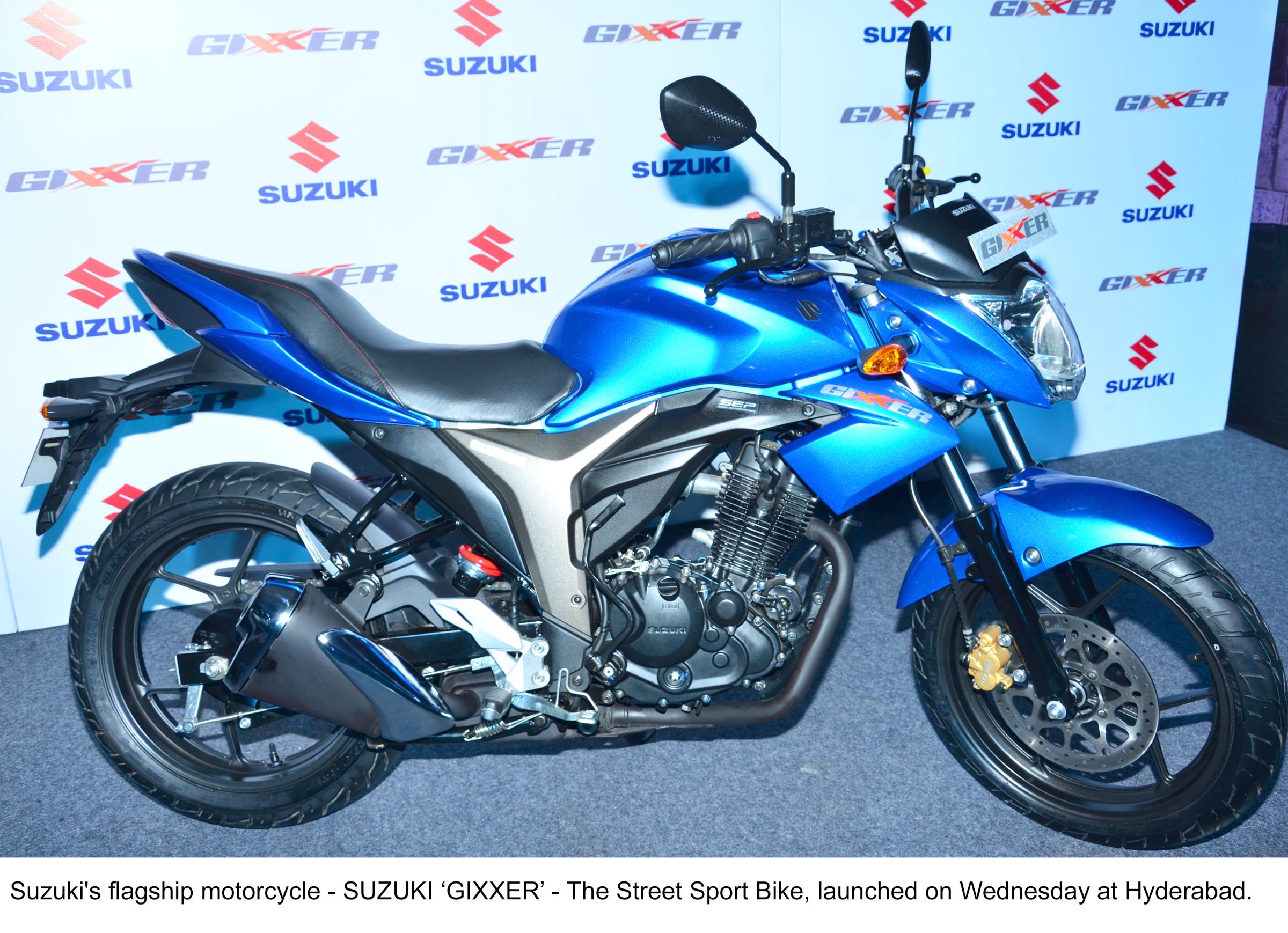 Suzuki Two-Wheelers Rolls Out 155CC 'Street Sport' Motorcycle Gixxer