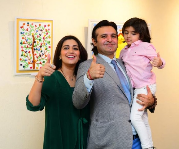 3-yr Old Armaan Raheja Holds Solo Art Exhibition