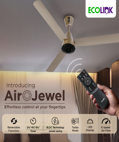 Ecolink Launches a Range of Power Packed Fans, Promising Superior ...